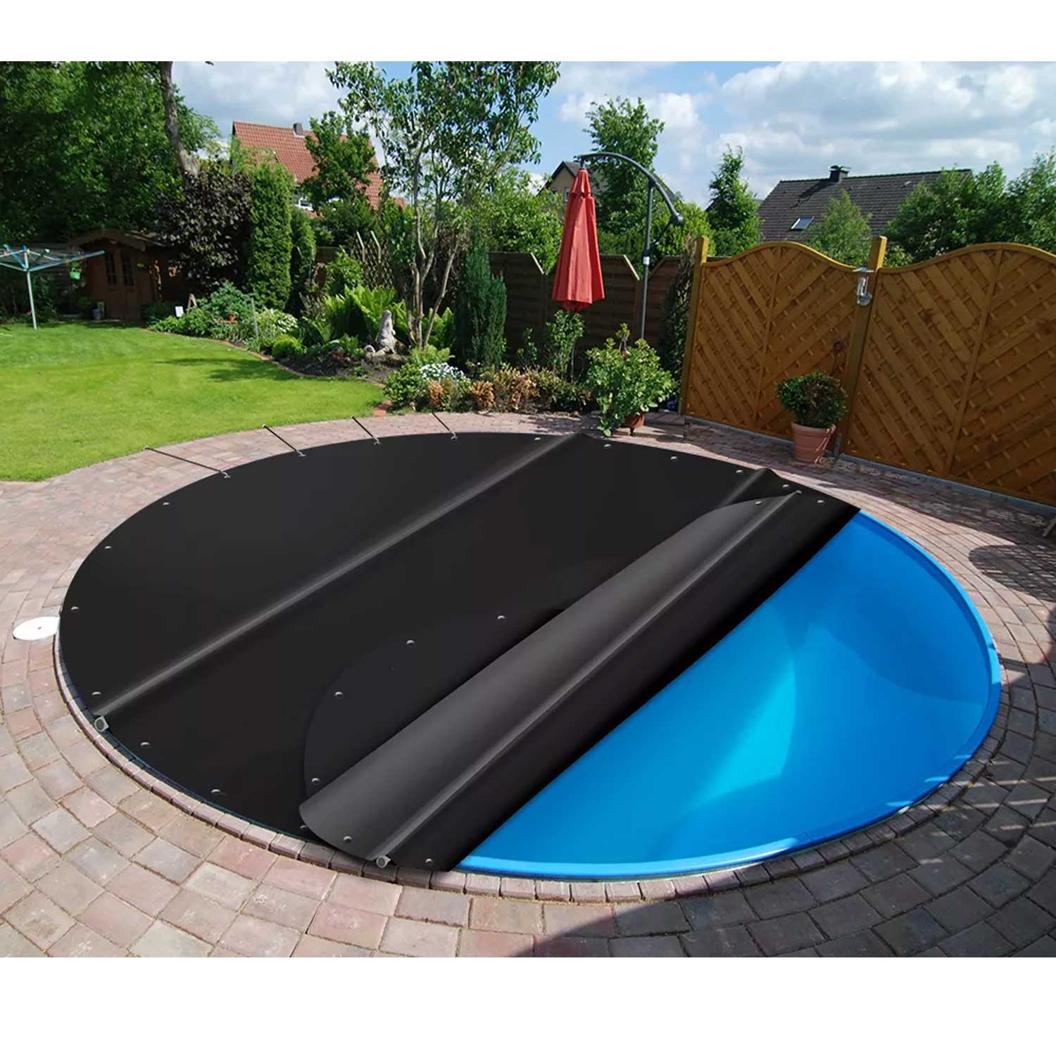 Poolabdeckung Aufrollbar Poolabdeckung Zu Verschenken., € 0, (4614